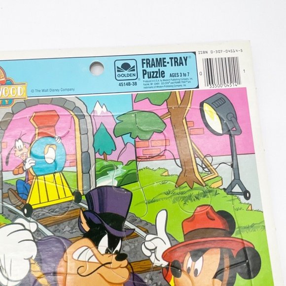 Golden | Toys | Golden Tray Puzzles Mickey Mouse Lot 2 Vintage Wizard ...